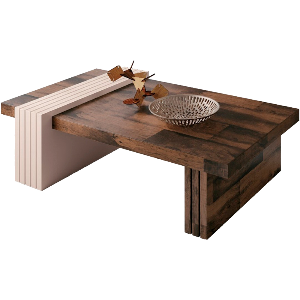 Mesa de Centro Retangular Luna HB Móveis