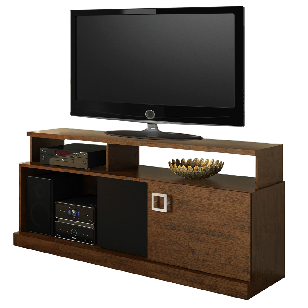 Rack para TV até 42” Union HB Móveis com Rodízios Internos