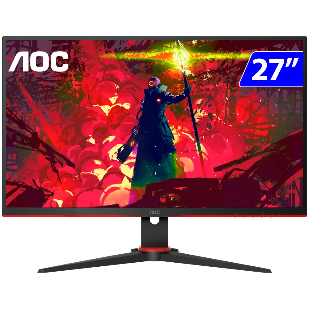 Monitor Gamer AOC Sniper LED 27" IPS Full HD HDMI VGA 75Hz 1ms 27G2HE5