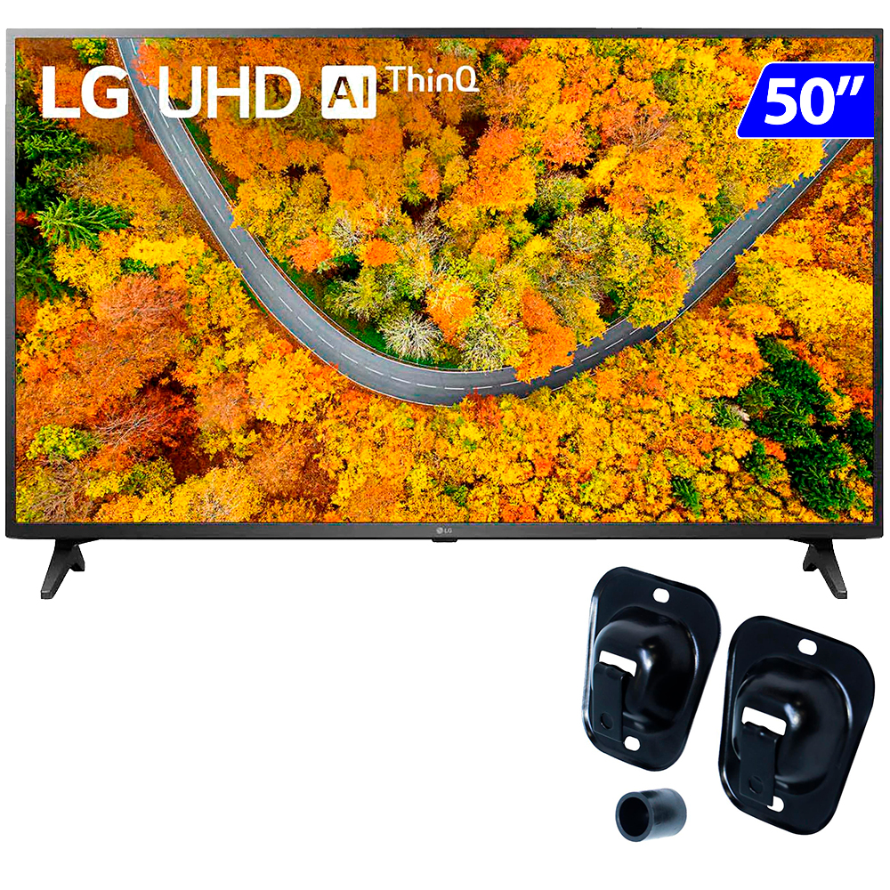 Smart TV LG LED 50" 4K UHD Wi-Fi WebOS Comando de Voz + Suporte BU-23